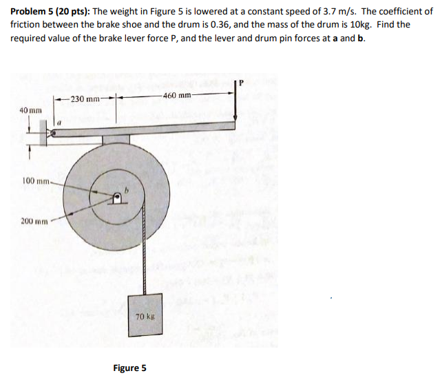 Solved Problem 5 (20 pts): The weight in Figure 5 is | Chegg.com Solved Problem 5 (20 pts): The weight in Figure 5 is | Chegg.com