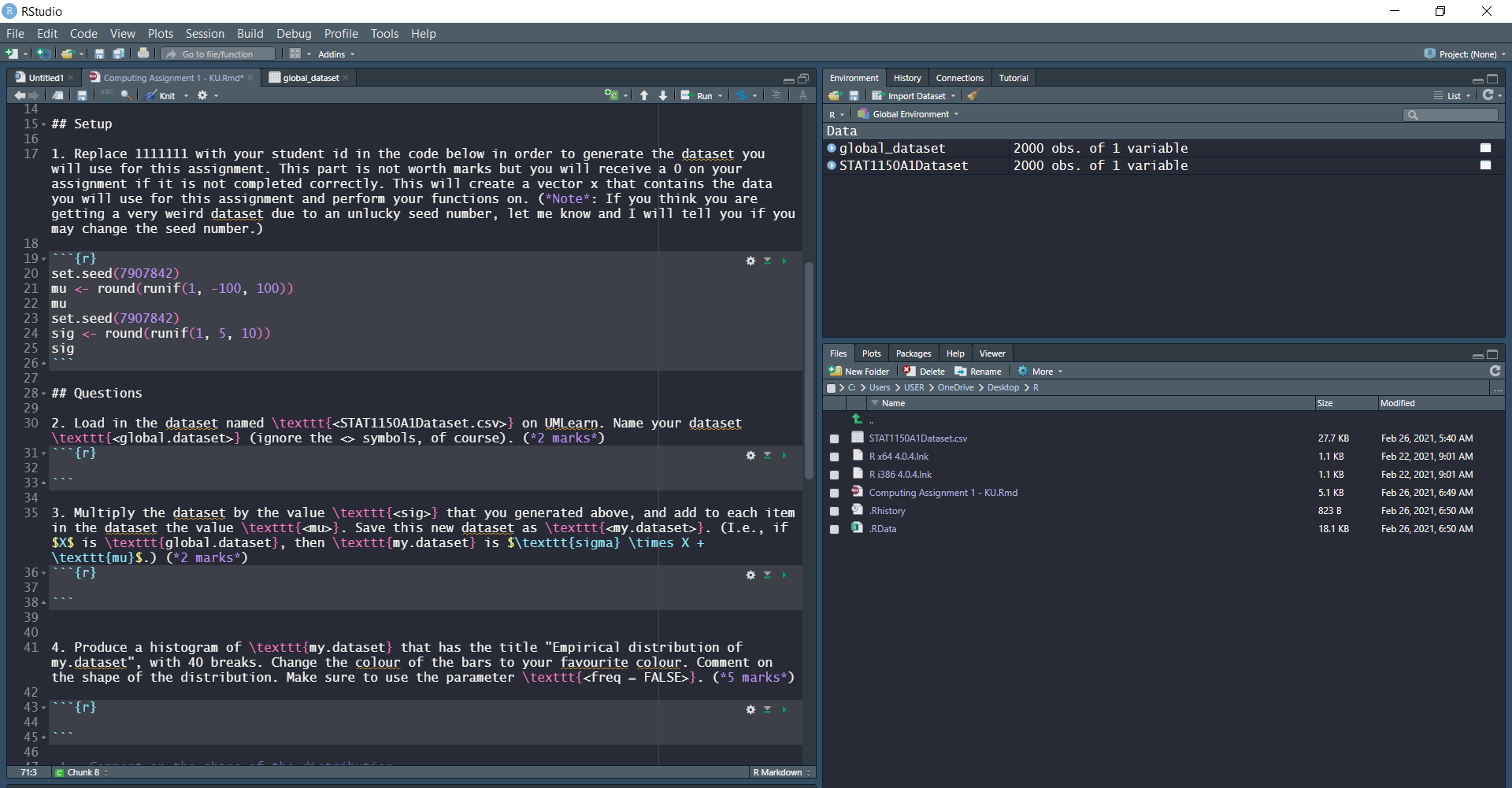 R RStudio - 0 x File Edit Code View Plots Session | Chegg.com