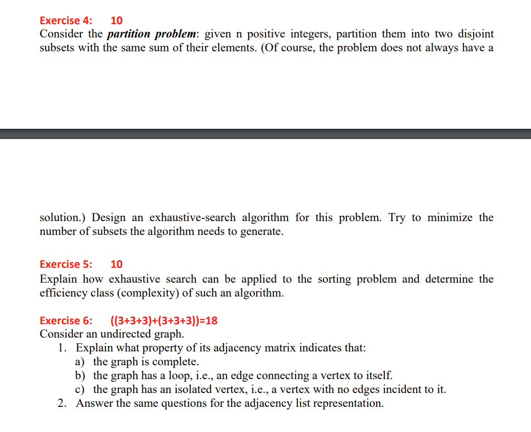Solved Exercise 1 106622 Consider Two Sorted Lists Of 
