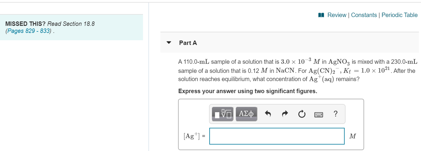 Solved M Review | Constants Periodic Table MISSED THIS? Read | Chegg.com