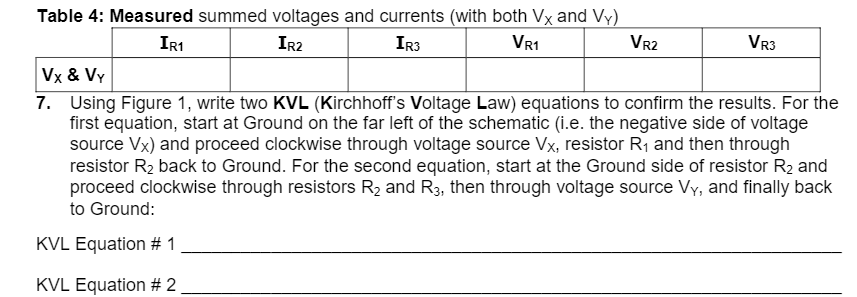 Solved R1 4.7k R2 3.3k R3 2.2k Marked: Measured: 1. Use | Chegg.com