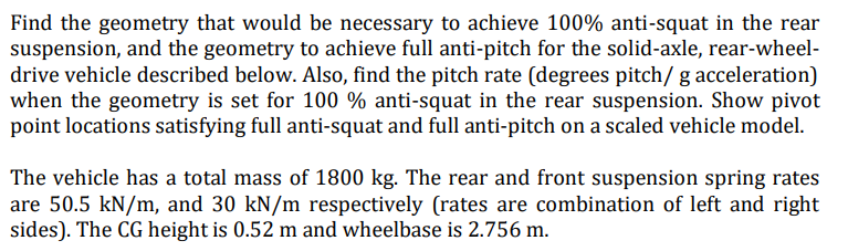 Solved Find the geometry that would be necessary to achieve | Chegg.com