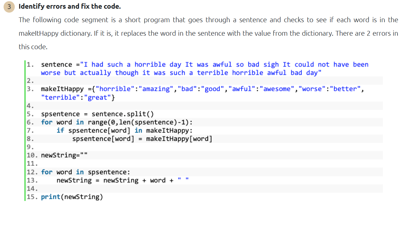 Solved You will use your knowledge of sets and dictionaries | Chegg.com