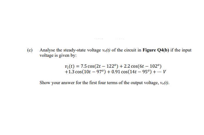 Solved Q4 (a) Plot the amplitude and phase spectra for the | Chegg.com