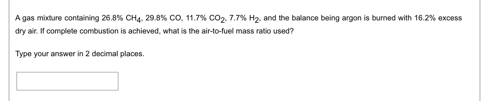 Solved A gas mixture containing | Chegg.com