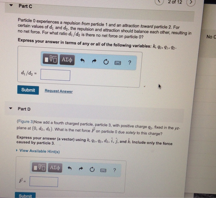 Solved Coulomb's Law Tutorial 2 of 12> Constants Part A | Chegg.com