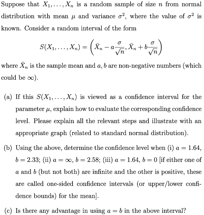 Solved Suppose that X1,..., Xn is a random sample of size n | Chegg.com