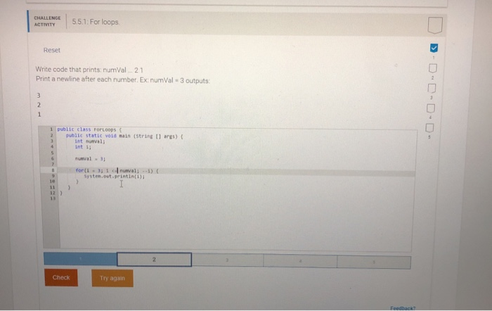 Solved HLE 5.1: For loops ACTVITY Reset Write code that | Chegg.com