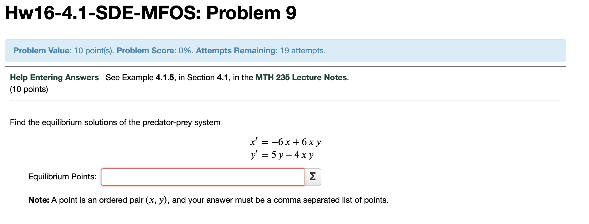 Solved Hw16-4.1-SDE-MFOS: Problem 10 Problem Value: 10 | Chegg.com