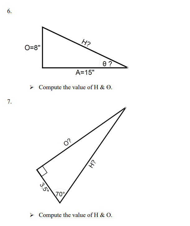 Solved > Compute the value of H&θ. Compute the value of H&O. | Chegg.com
