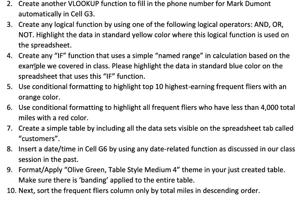 Solved 2. Create another VLOOKUP function to fill in the | Chegg.com