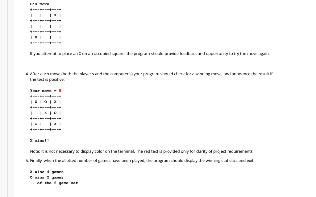 Solved reate a C++ program that implements a Tic-Tac-Toe | Chegg.com