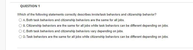 Solved Which of the following statements correctly describes | Chegg.com