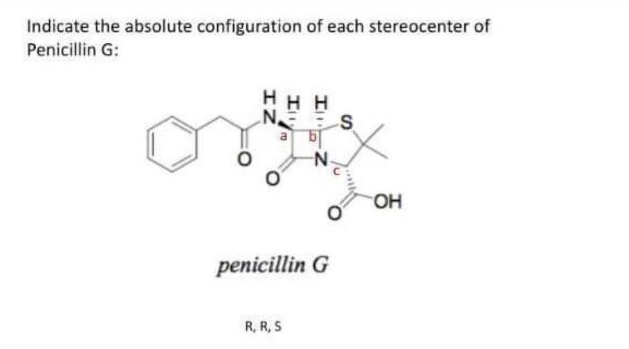 Solved Indicate the absolute configuration of each | Chegg.com