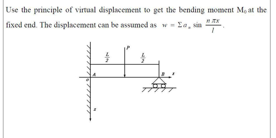 Solved Use the principle of virtual displacement to get the | Chegg.com