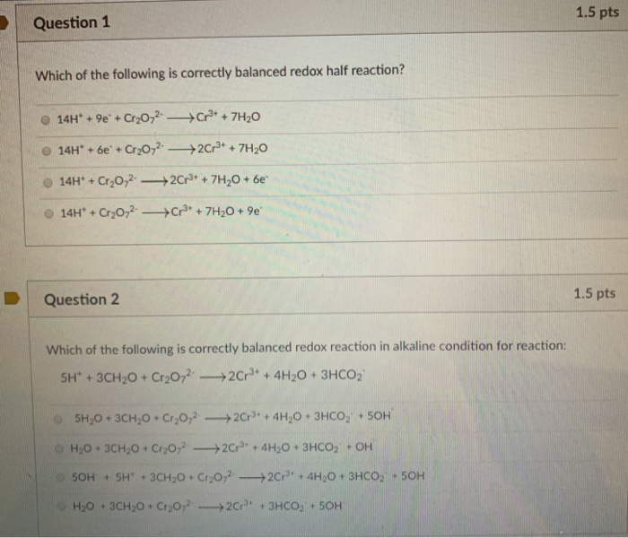 Solved 1.5 pts Question1 Which of the following is correctly | Chegg.com