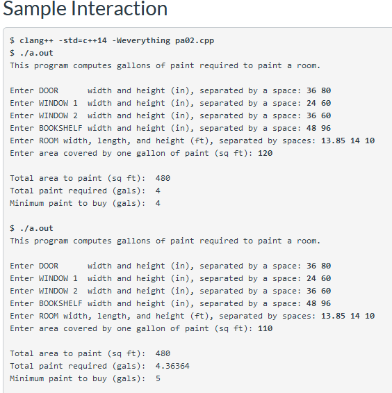 Solved A room needs to be painted. The room has one door, | Chegg.com