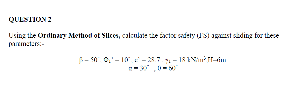 Solved QUESTION 2 Using the Ordinary Method of Slices, | Chegg.com