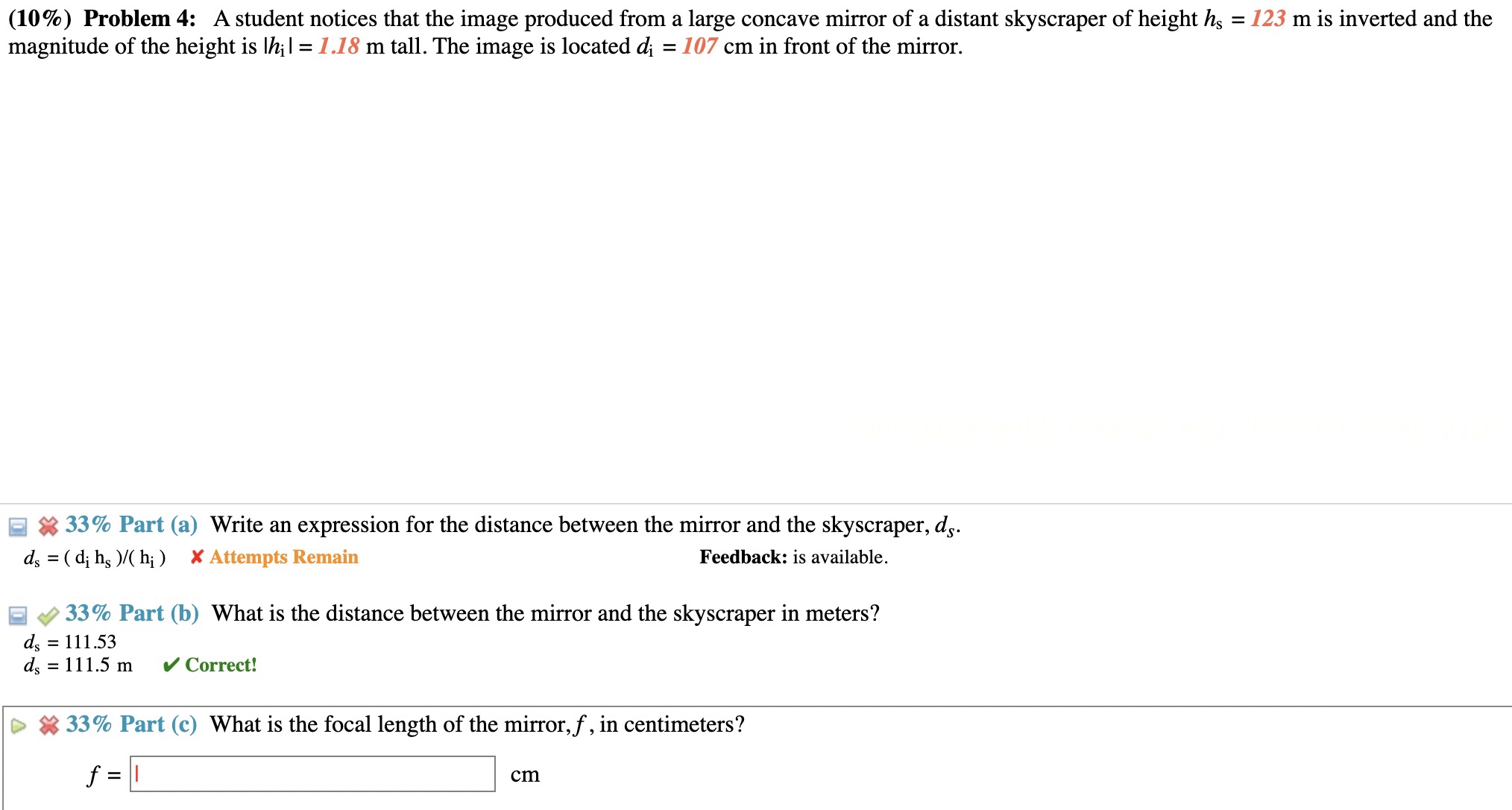Solved Need help with this practice problem. I cannot seem | Chegg.com