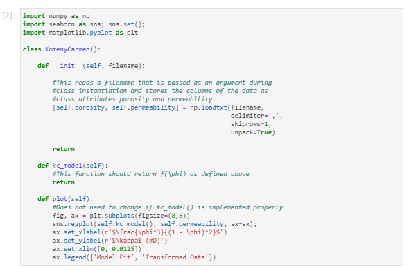 Assignment 8 The Kozeny-Carmen (K-C) relationship is | Chegg.com