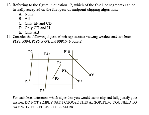 Solved Question 1 (18 points) The following questions are | Chegg.com