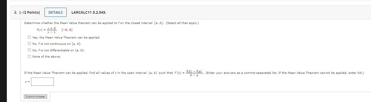 Solved 2. [-12 Points] DETAILS LARCALC11 3.2.043. Determine | Chegg.com