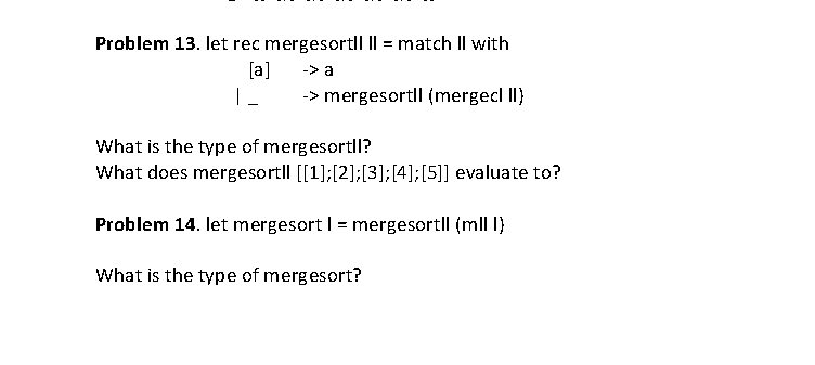 Hindley-Milner Type Inference]. For each of | Chegg.com