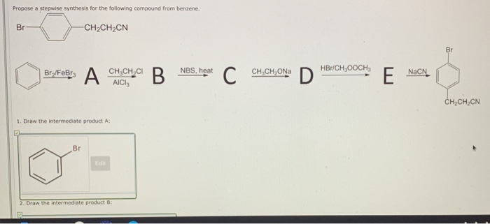 Solved Propose a stepwise synthesis for the following | Chegg.com