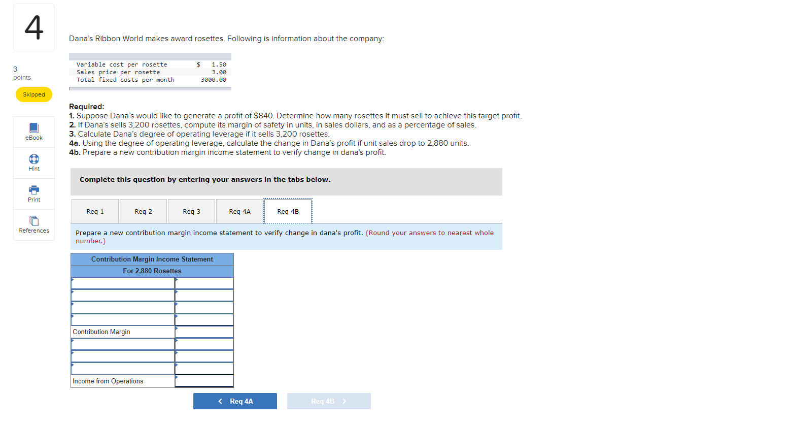 Solved E6-12 (Algo) Calculating Target Profit, Margin of | Chegg.com