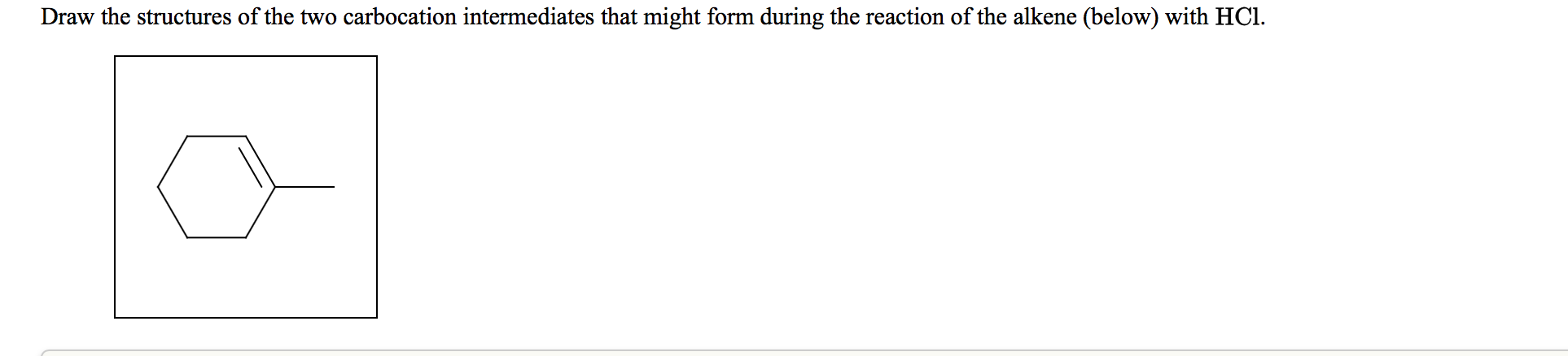 Solved Draw the structures of the two carbocation | Chegg.com