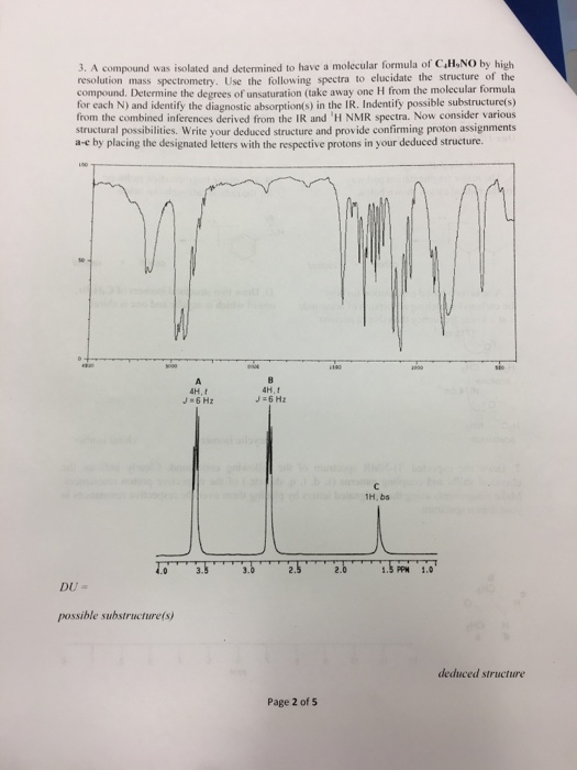 Solved 1. Provide the following A. The major fragmentation | Chegg.com