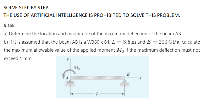Solved THE USE OF ﻿ARTIFICIAL INTELLIGENCE IS ﻿PROHIBITED TO | Chegg.com
