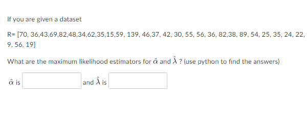 Solved If you are given a dataset | Chegg.com