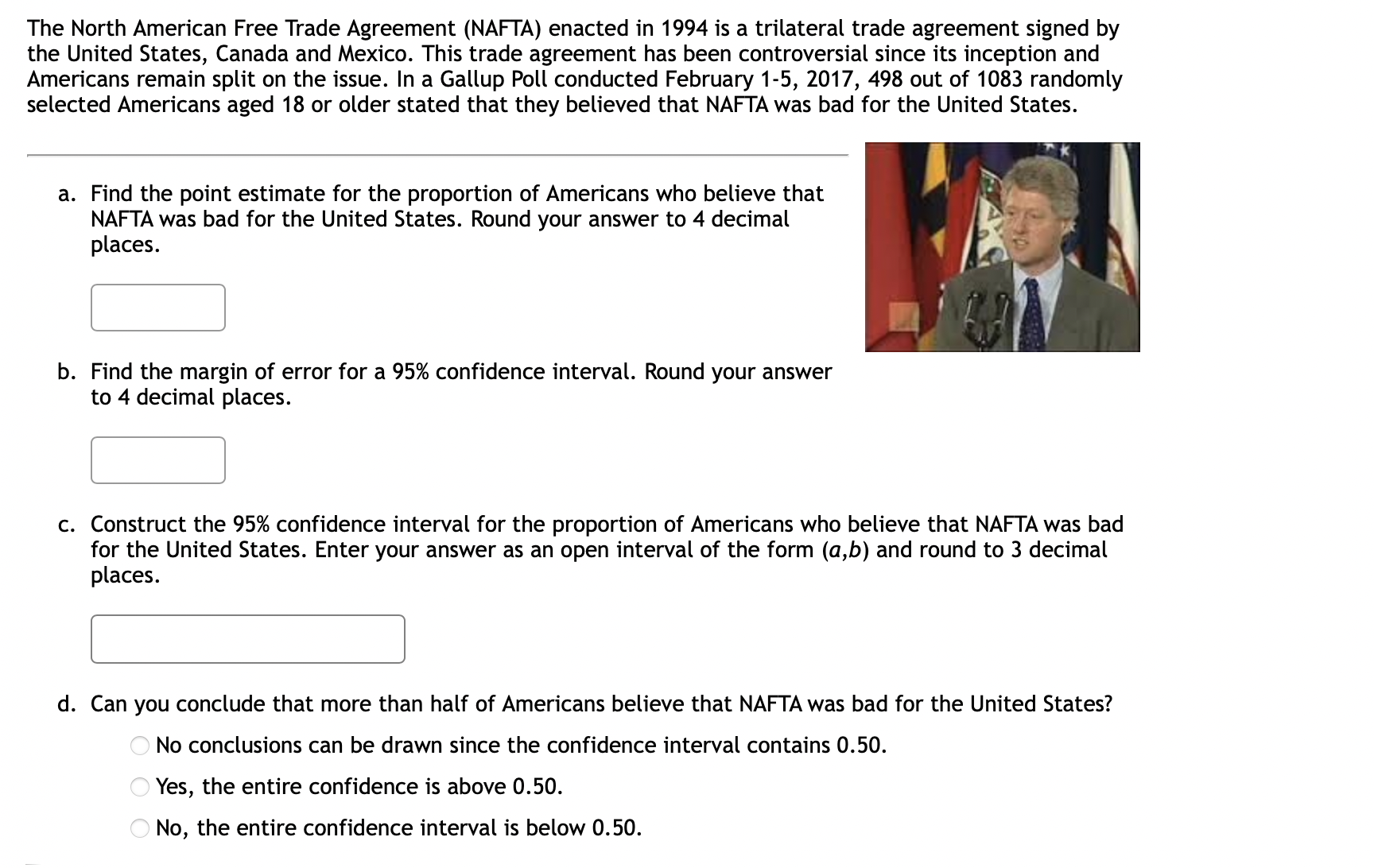 Solved The North American Free Trade Agreement (NAFTA) | Chegg.com