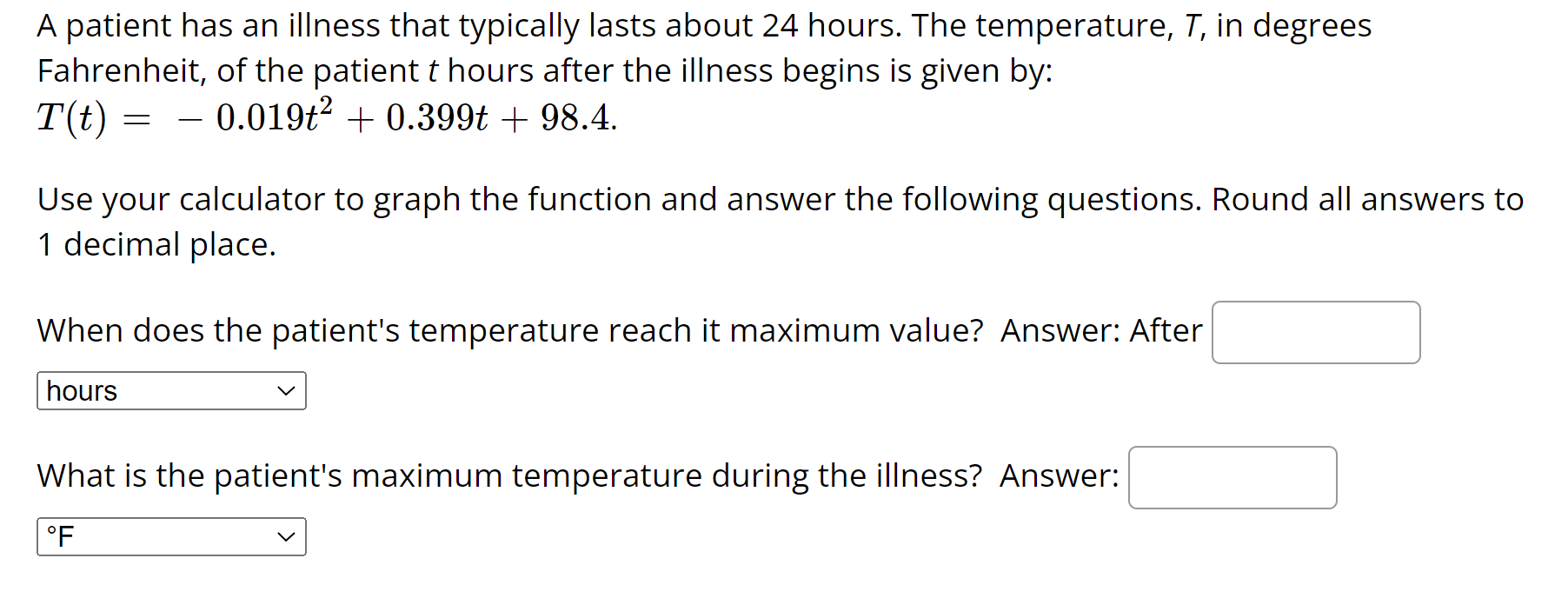 Solved A patient has an illness that typically lasts about | Chegg.com