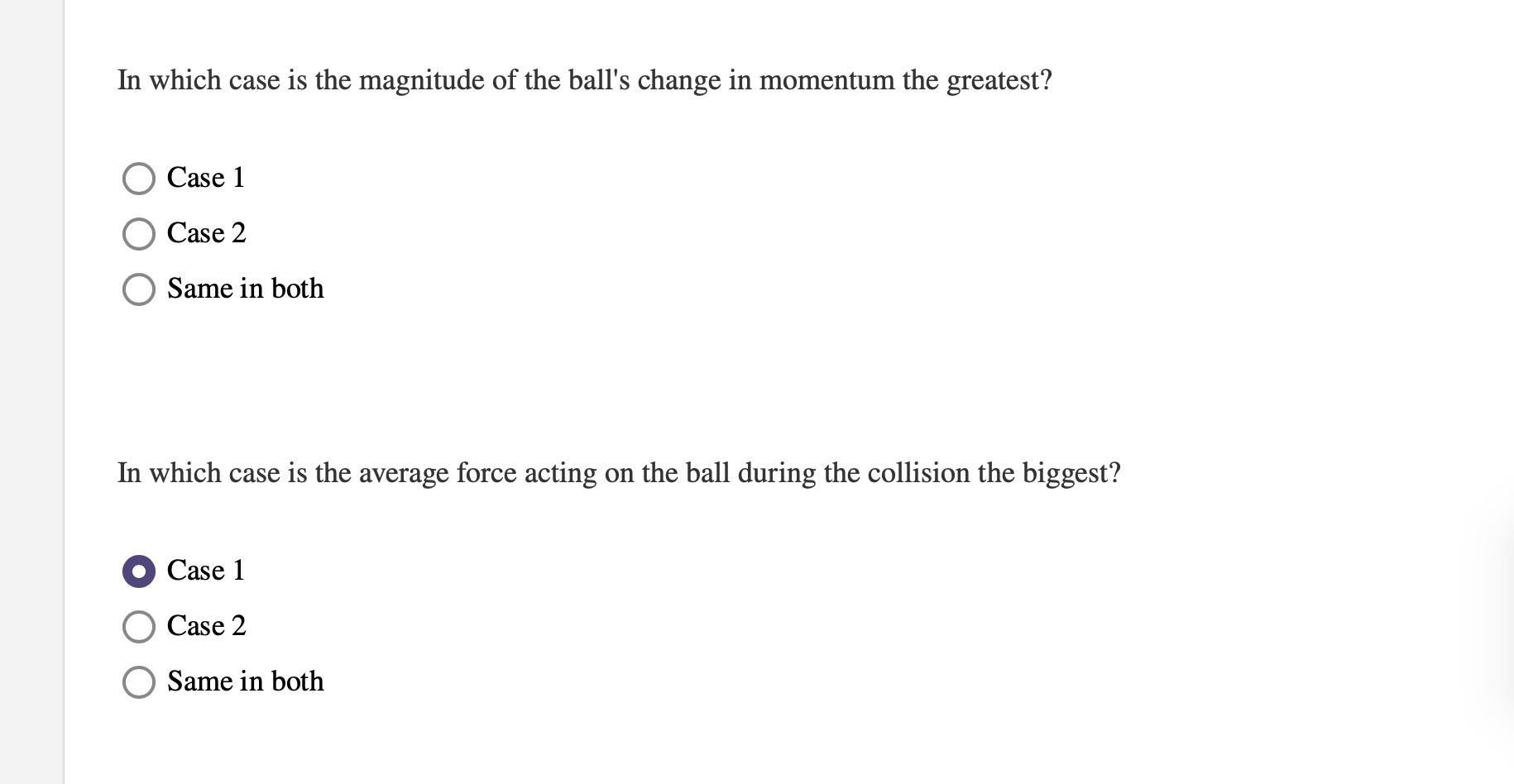 Solved Identical Balls Are Dropped From The Same Initial Chegg