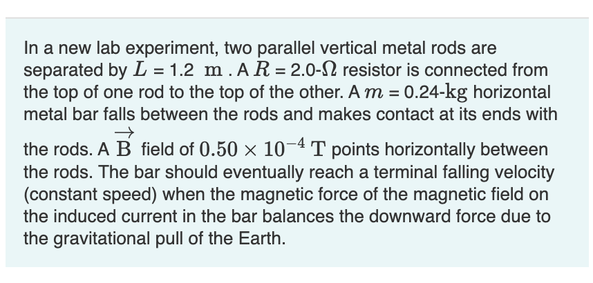 In a new lab experiment, two parallel vertical metal | Chegg.com