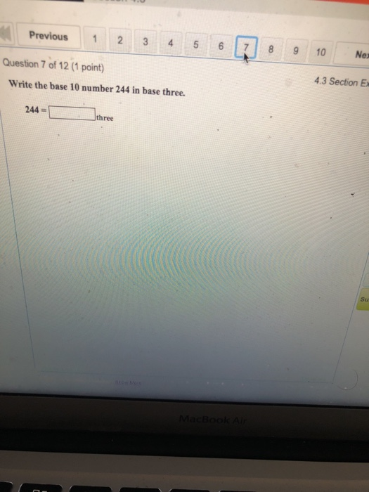 Solved Previous 2 3 4 5 67 8 9 10 Nex Question 7 of 12 (1 | Chegg.com