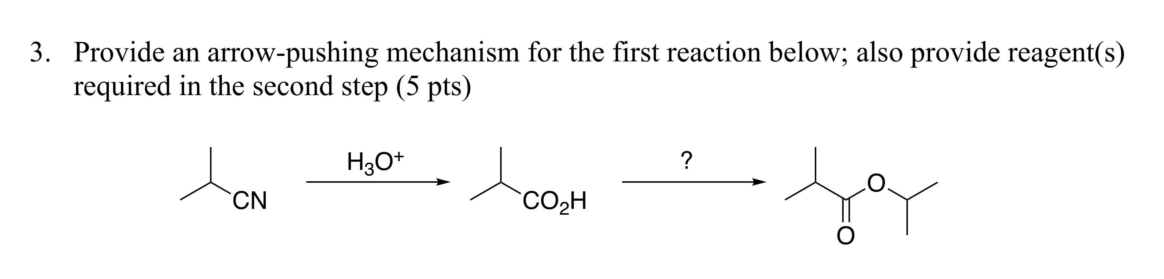Solved 1. (a) Draw a mechanism to explain why the following | Chegg.com