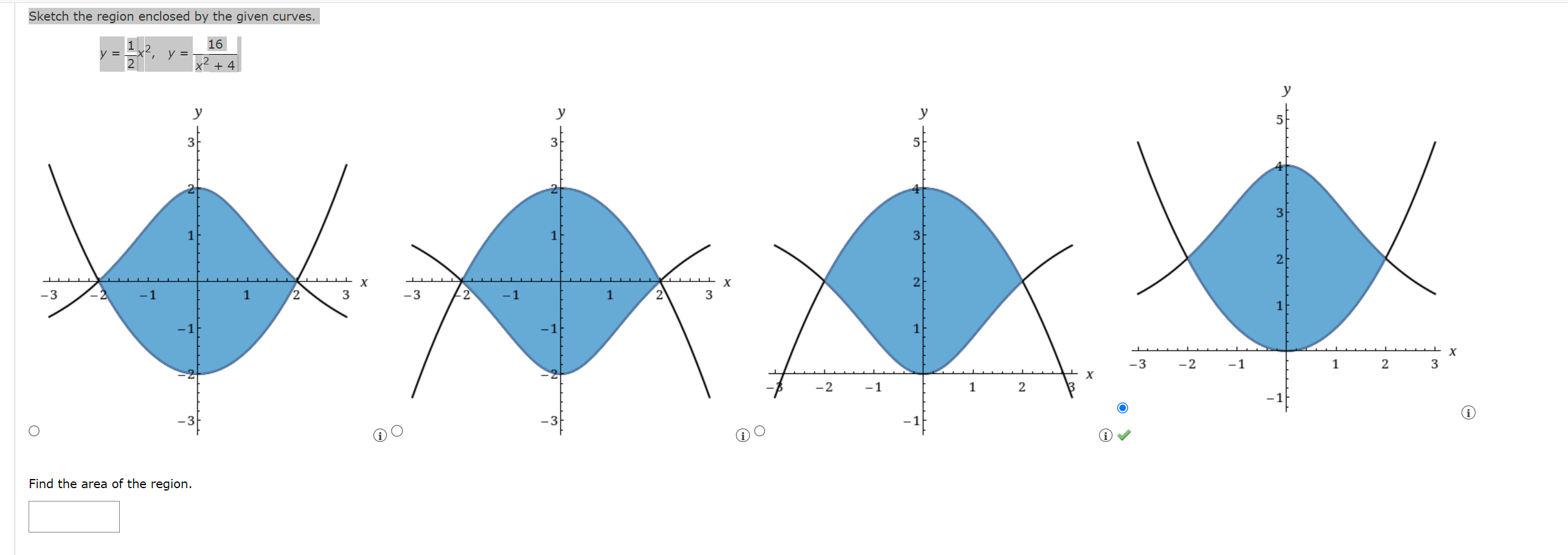Solved Sketch the region enclosed by the given curves. | Chegg.com