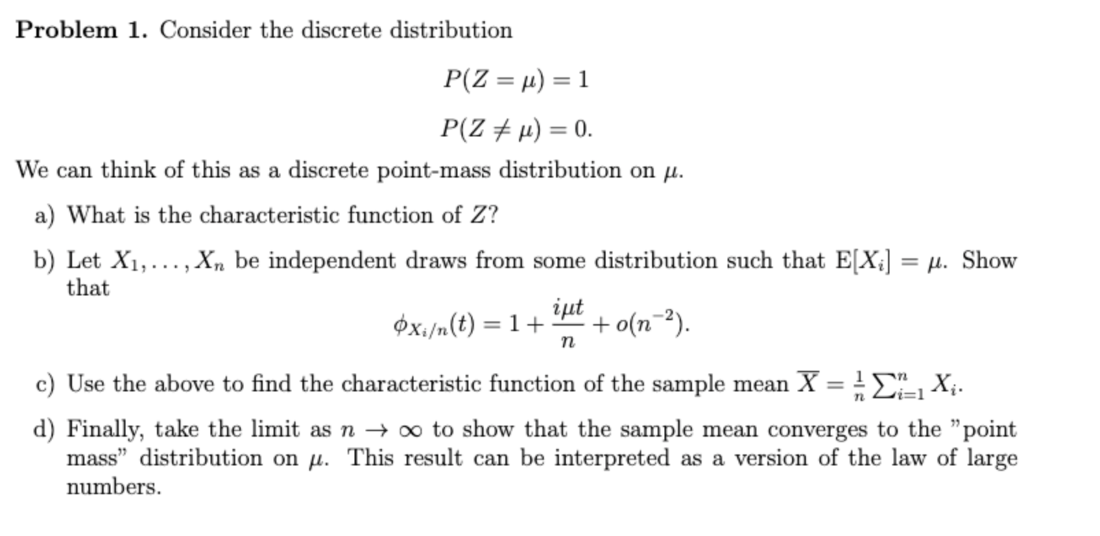 Solved Problem 1. ﻿Consider the discrete | Chegg.com
