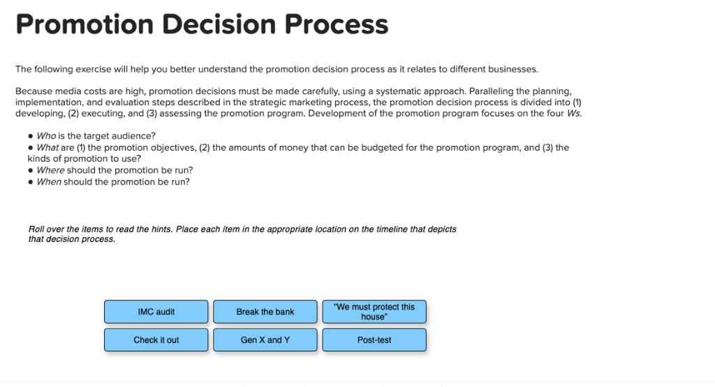 Solved Roll over the items to read the hints. Place each | Chegg.com