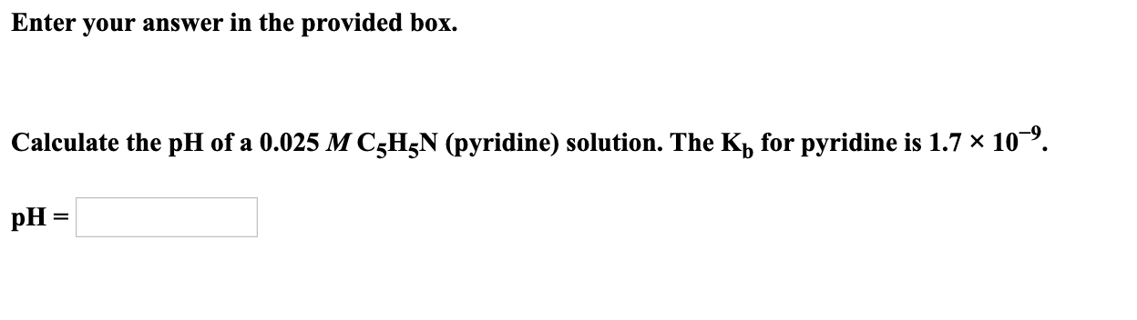 Solved Enter your answer in the provided box. Calculate the | Chegg.com