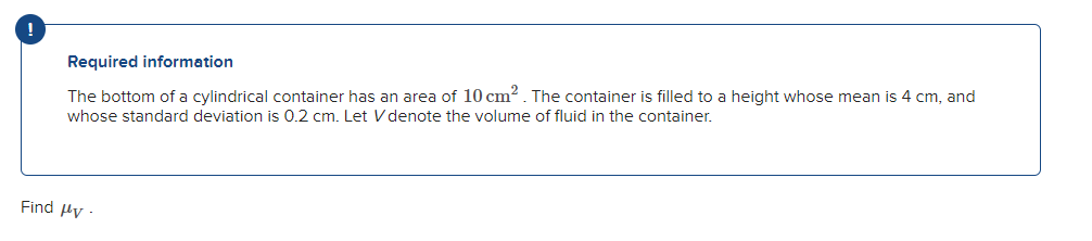 Solved Required information The bottom of a cylindrical | Chegg.com Solved Required information The bottom of a cylindrical | Chegg.com