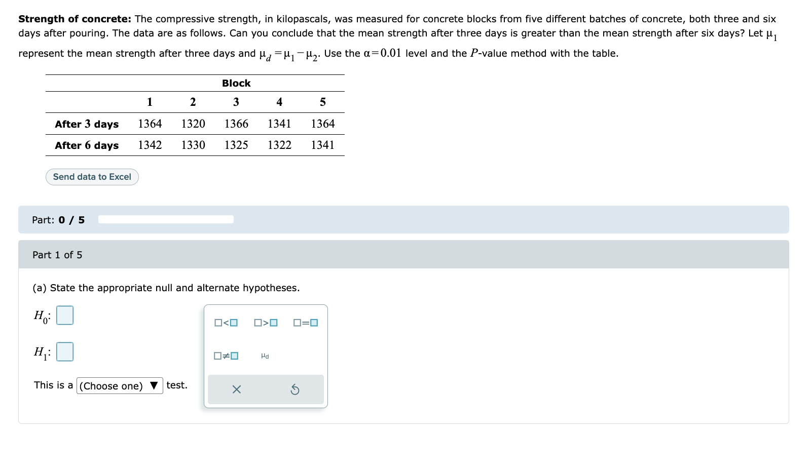 Solved Strength of concrete: The compressive strength, in | Chegg.com