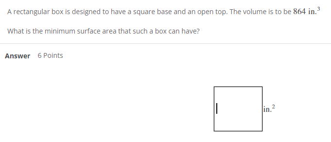 Solved A rectangular box is designed to have a square base | Chegg.com