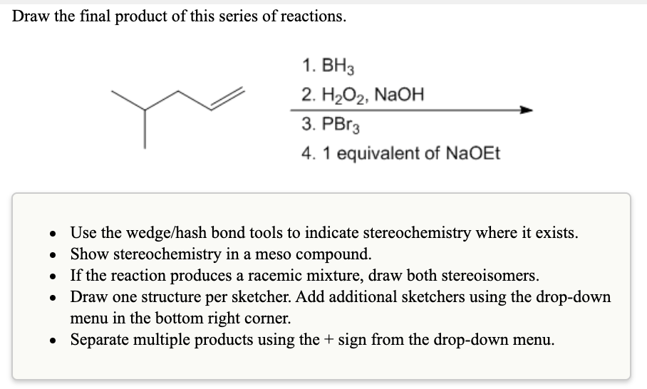 Solved The Sharpless epoxidation is used when a single | Chegg.com