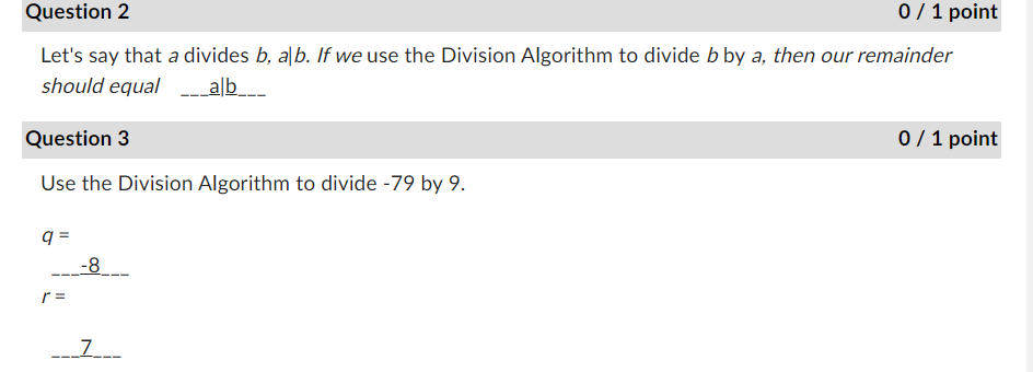 Solved Let's say that a divides b,a∣b. If we use the | Chegg.com
