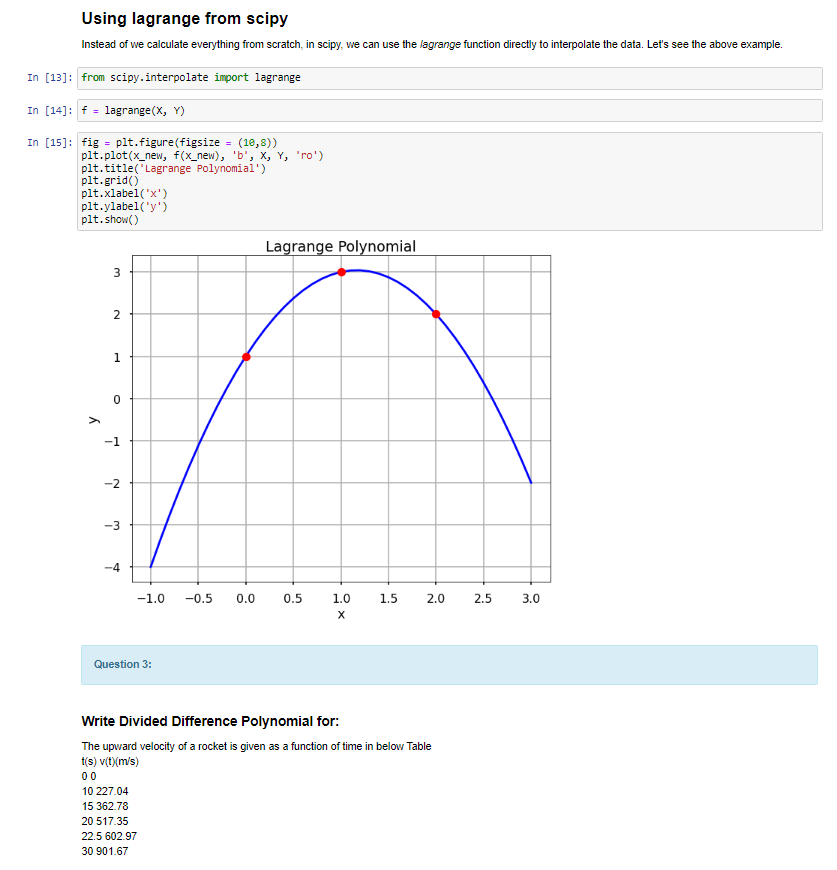 Solved [2]: def lagrange_polynomial_basis( x,x, base, | Chegg.com