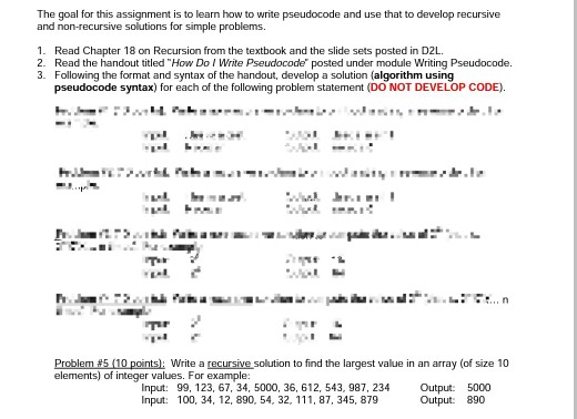 Solved op recursive and non-recursive solutions for simple | Chegg.com